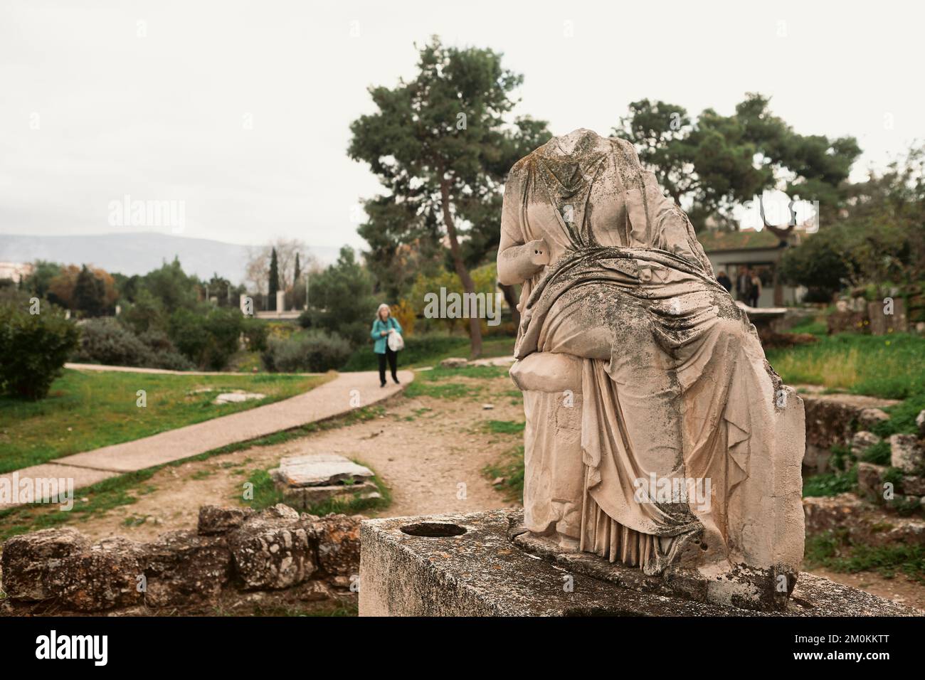 kerameikos cemetery athens greece Stock Photo - Alamy