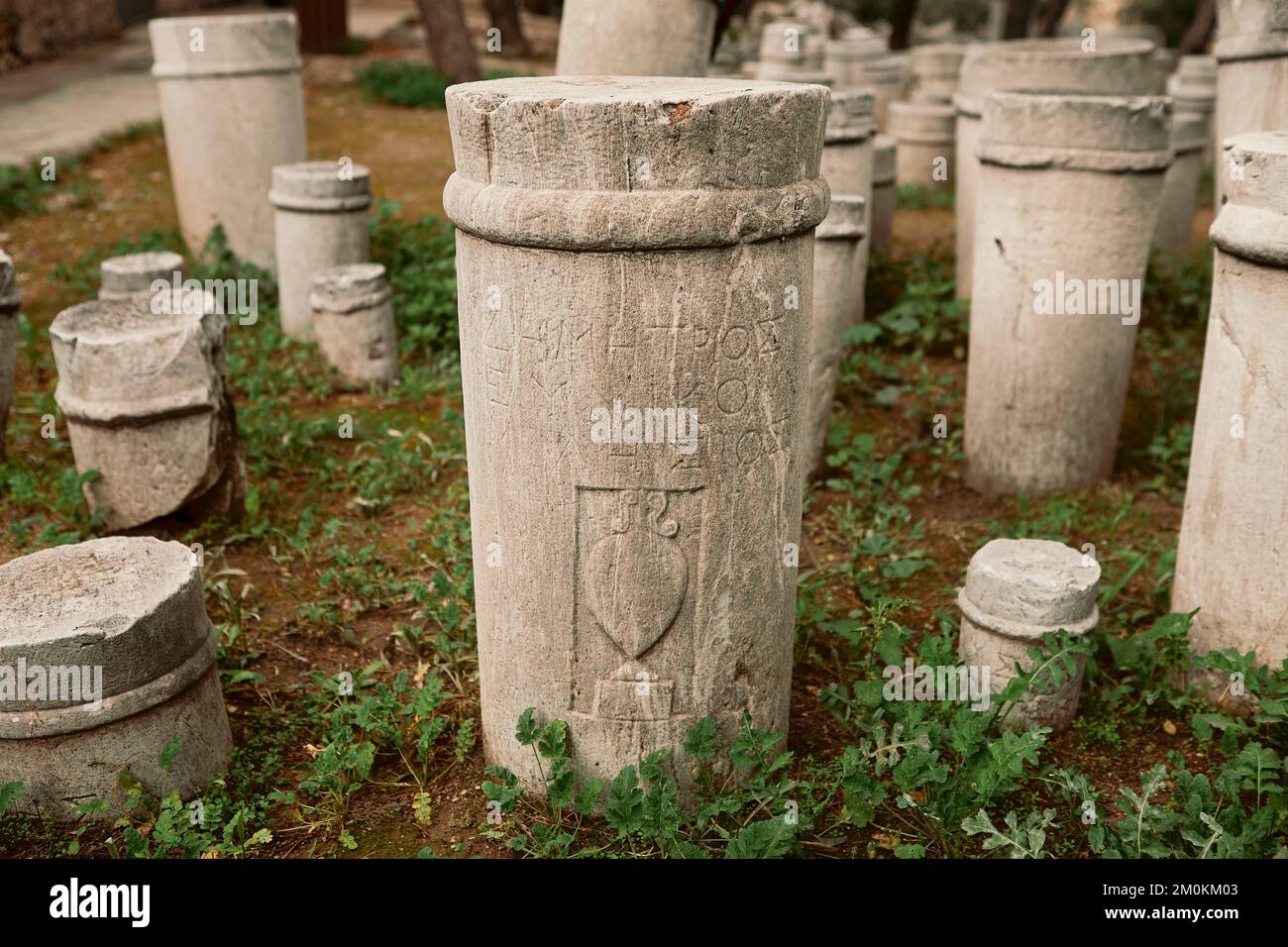 kerameikos cemetery athens greece Stock Photo - Alamy