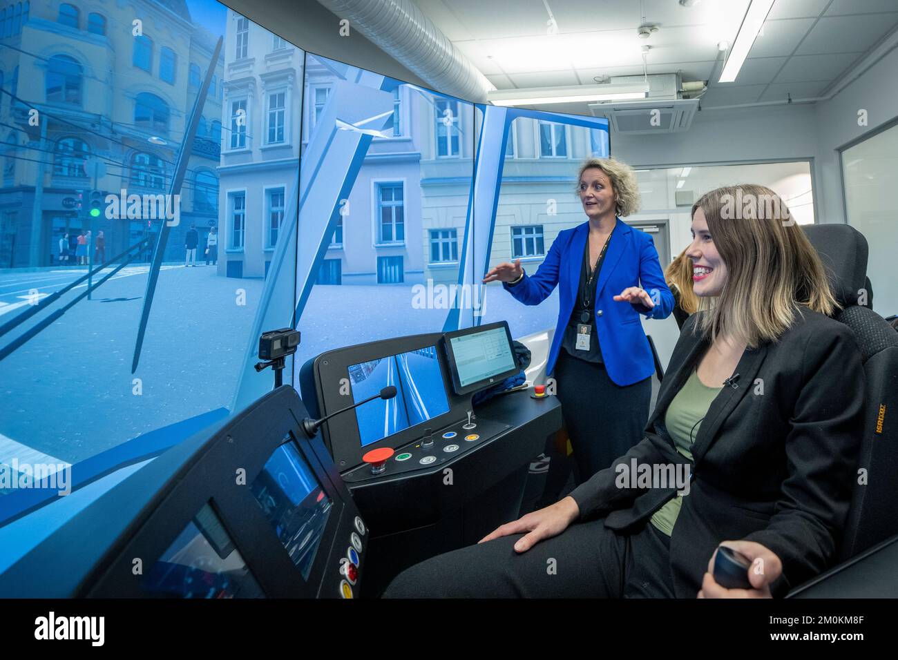 Oslo 20221206.City council for the environment and transport Sirin Stav ...