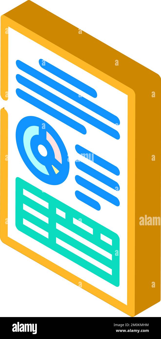 computer folder isometric icon vector illustration Stock Vector Image ...