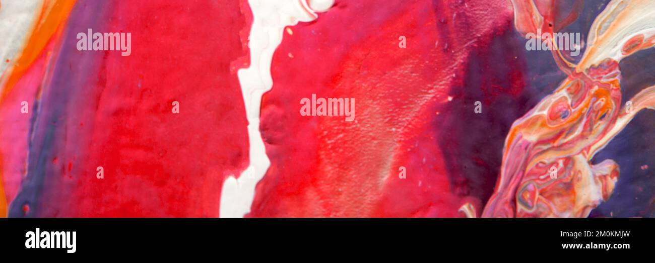 Spread-out acrylic paint Abstract background made in the technique of ...