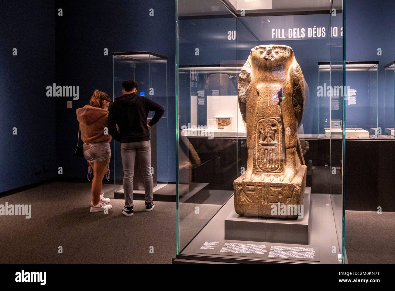 statue of the god Re-Horakhty, granite, Dynasty XIX, reign of Rameses ...