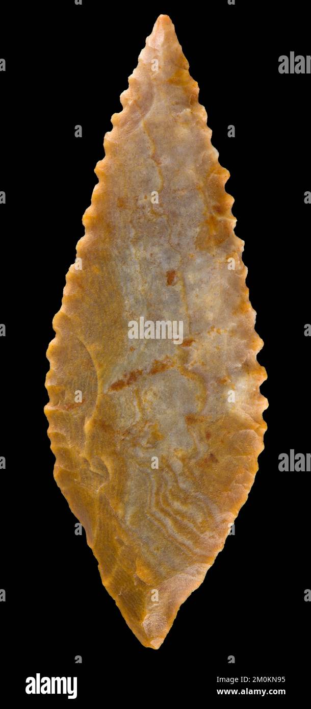 Neolithic stone tool Stock Photo - Alamy