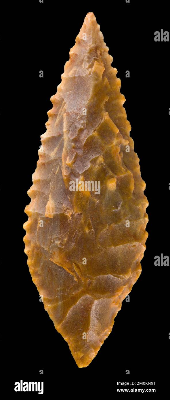 Neolithic stone tool Stock Photo - Alamy
