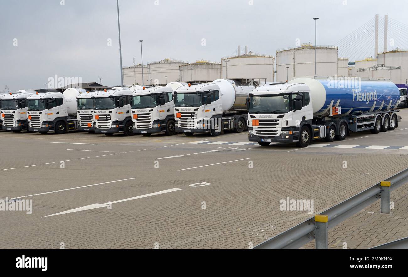 Fuel terminal, UK Stock Photo - Alamy