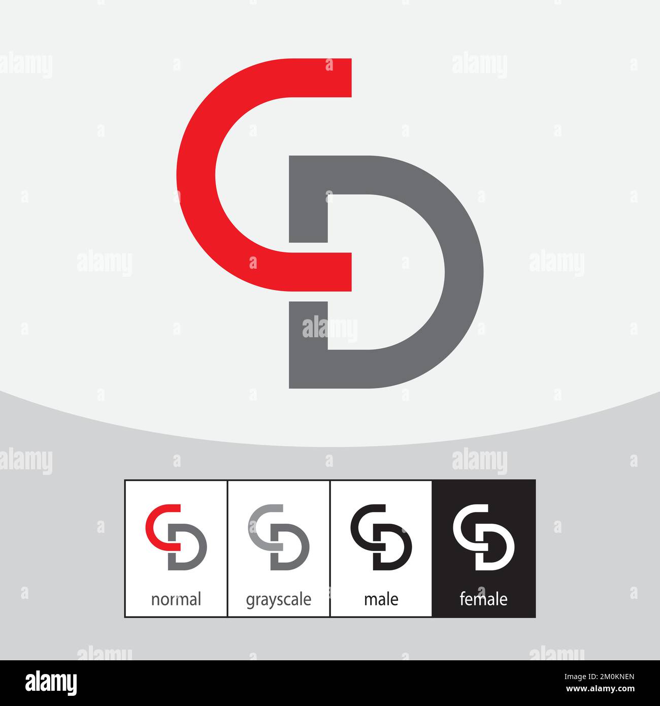 C and D Letter Logo. - Vector. Vector illustration Stock Vector Image ...