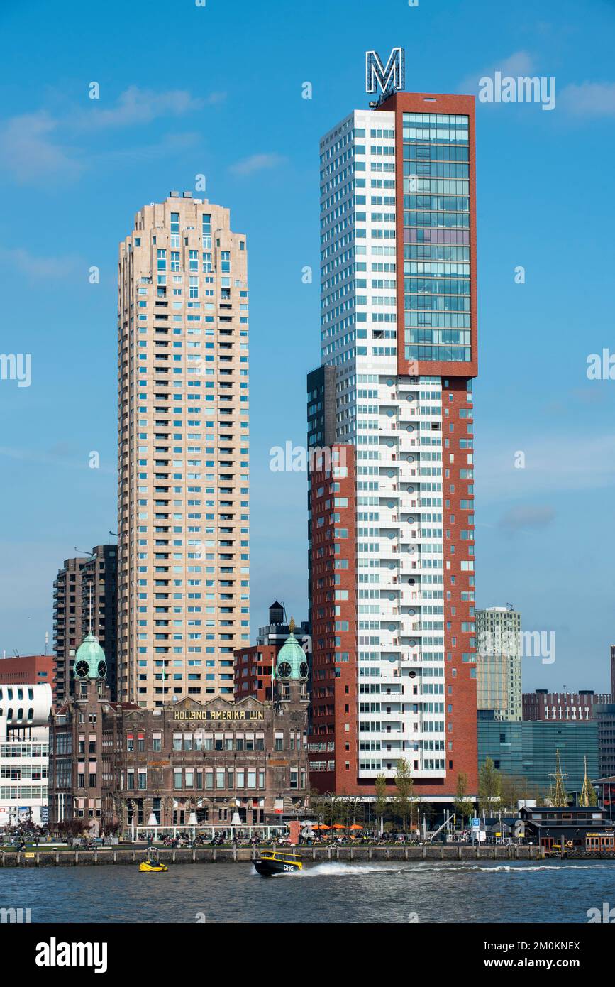 Skyscrapers in Rotterdam, The Netherlands Stock Photo - Alamy