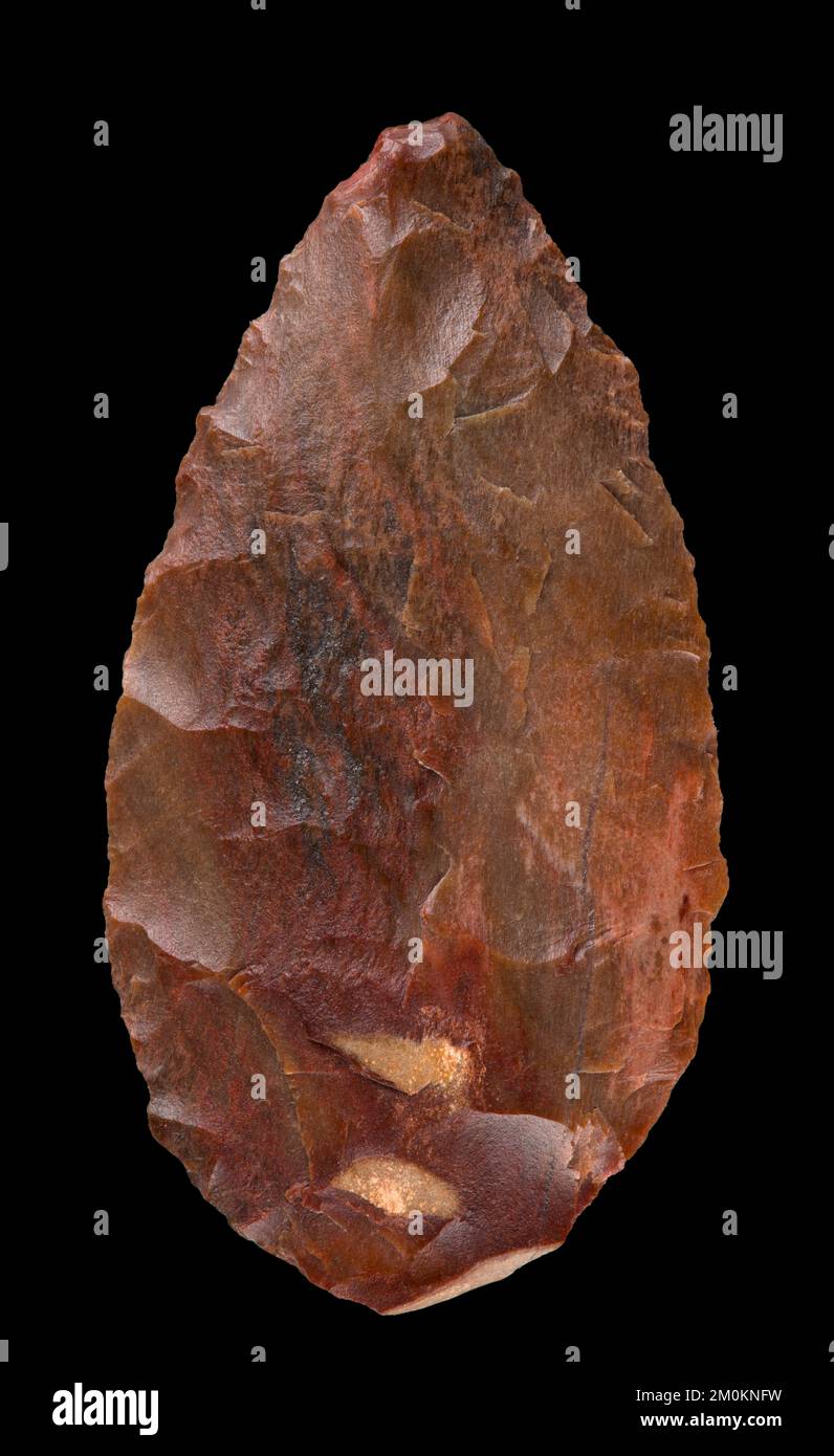 Neolithic stone tool Stock Photo - Alamy
