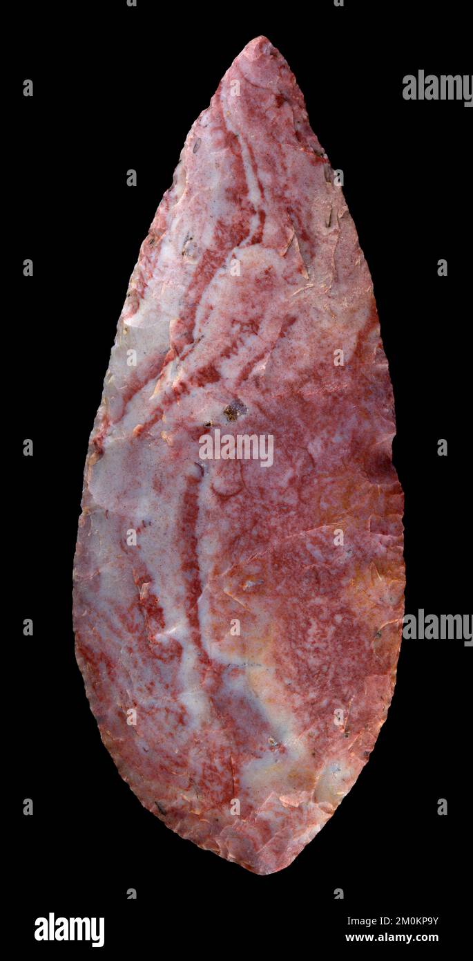 Neolithic stone tool Stock Photo - Alamy