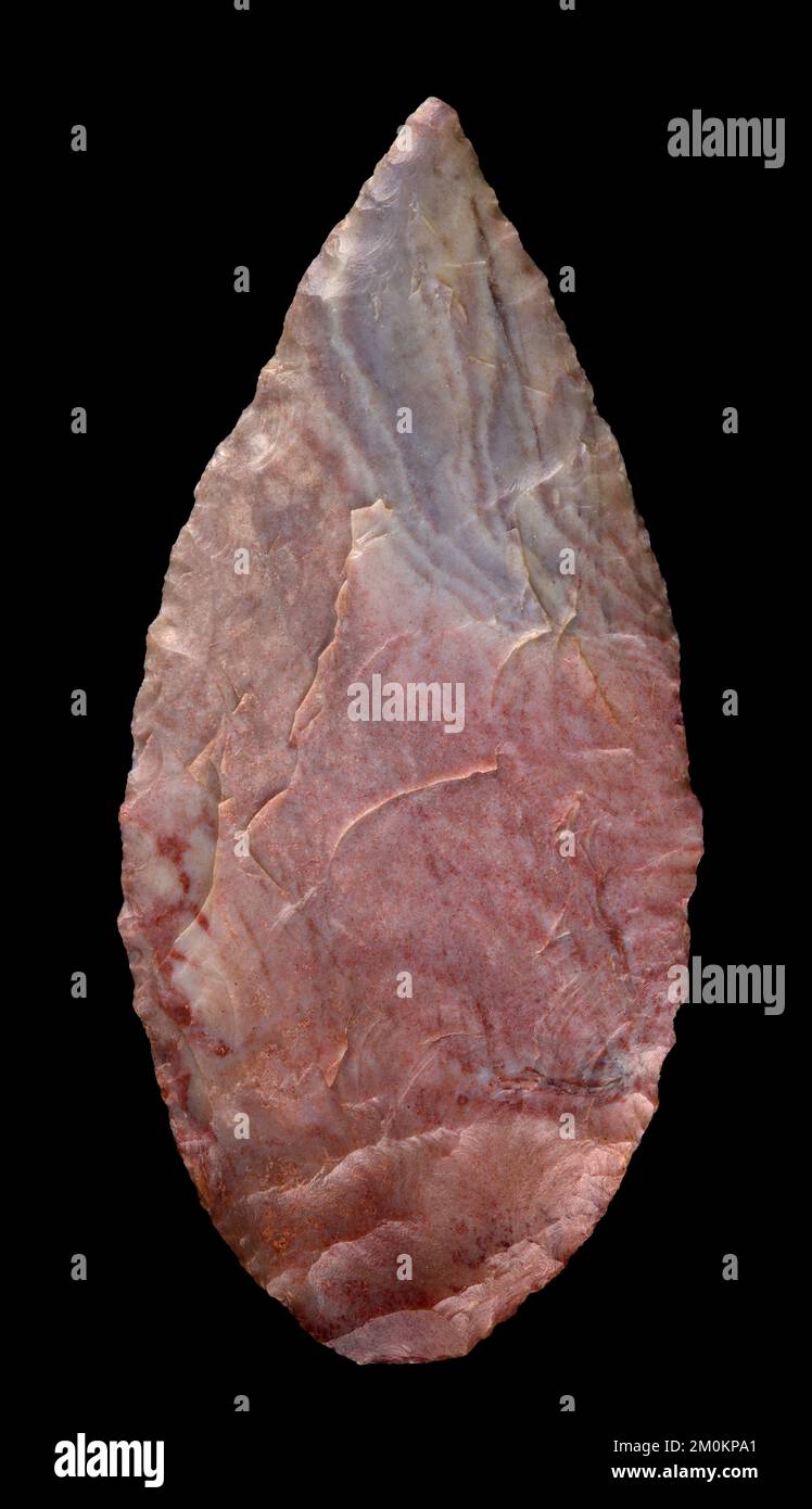 Neolithic stone tool Stock Photo - Alamy