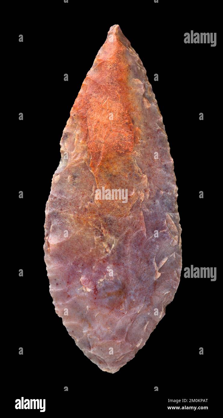 Neolithic stone tool Stock Photo - Alamy