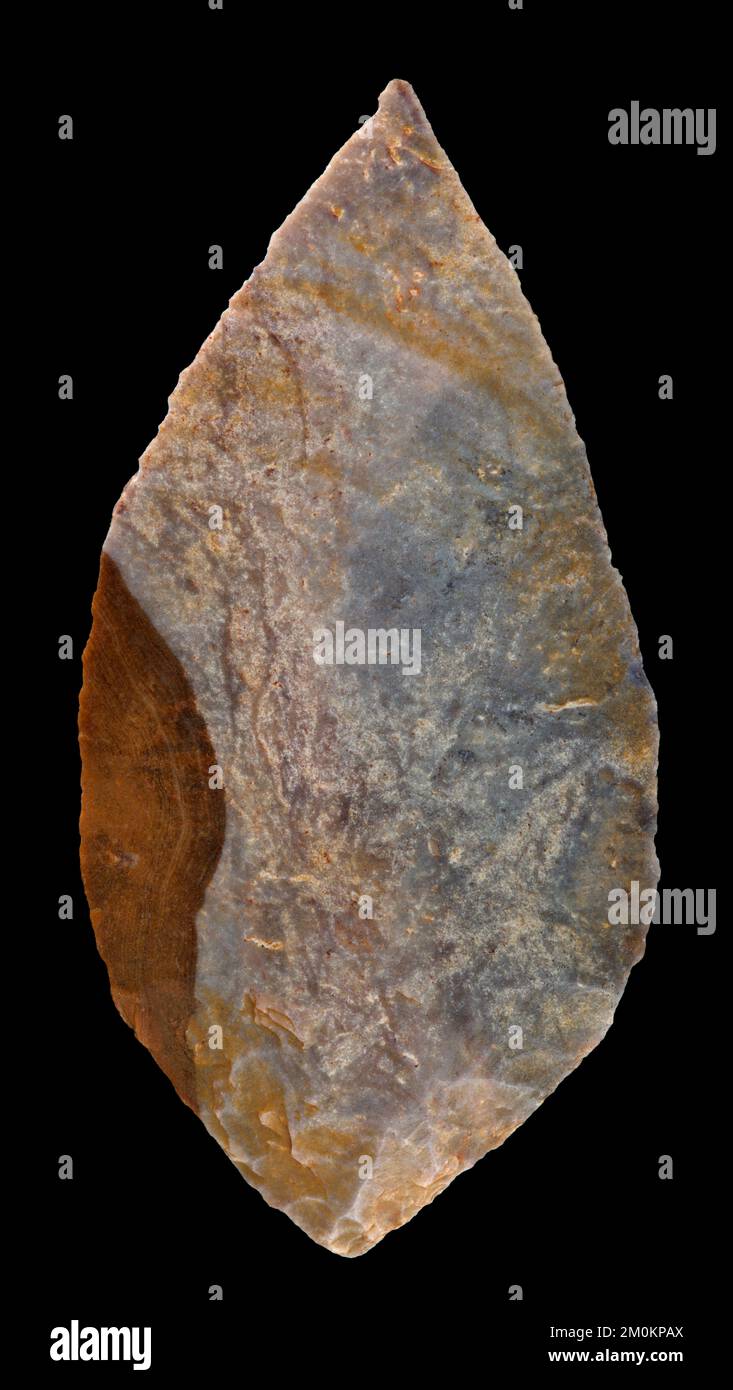 Neolithic stone tool Stock Photo - Alamy