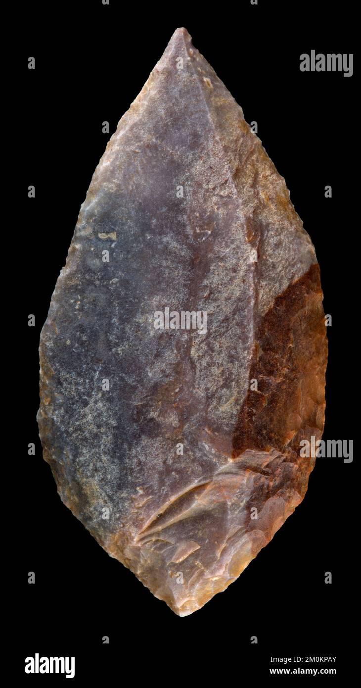 Neolithic stone tool Stock Photo - Alamy