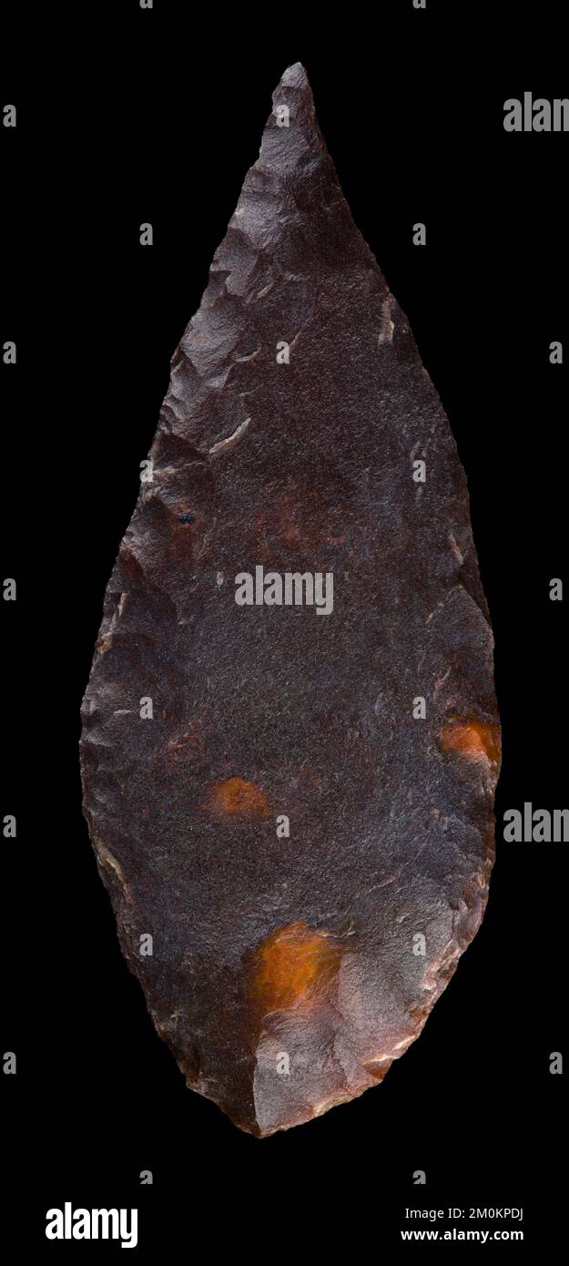 Neolithic stone tool Stock Photo - Alamy