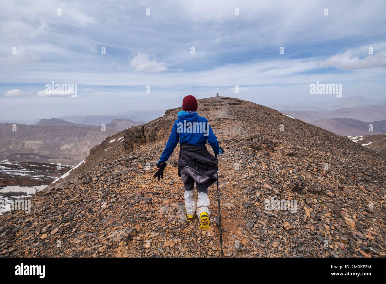 Ighil M'Goun, 4,071 meters, Atlas mountain range, morocco, africa Stock ...