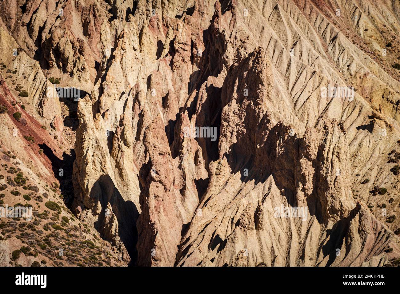 slope eroded by the dumping of the Plateau de Tarkeddit, MGoun trek ...