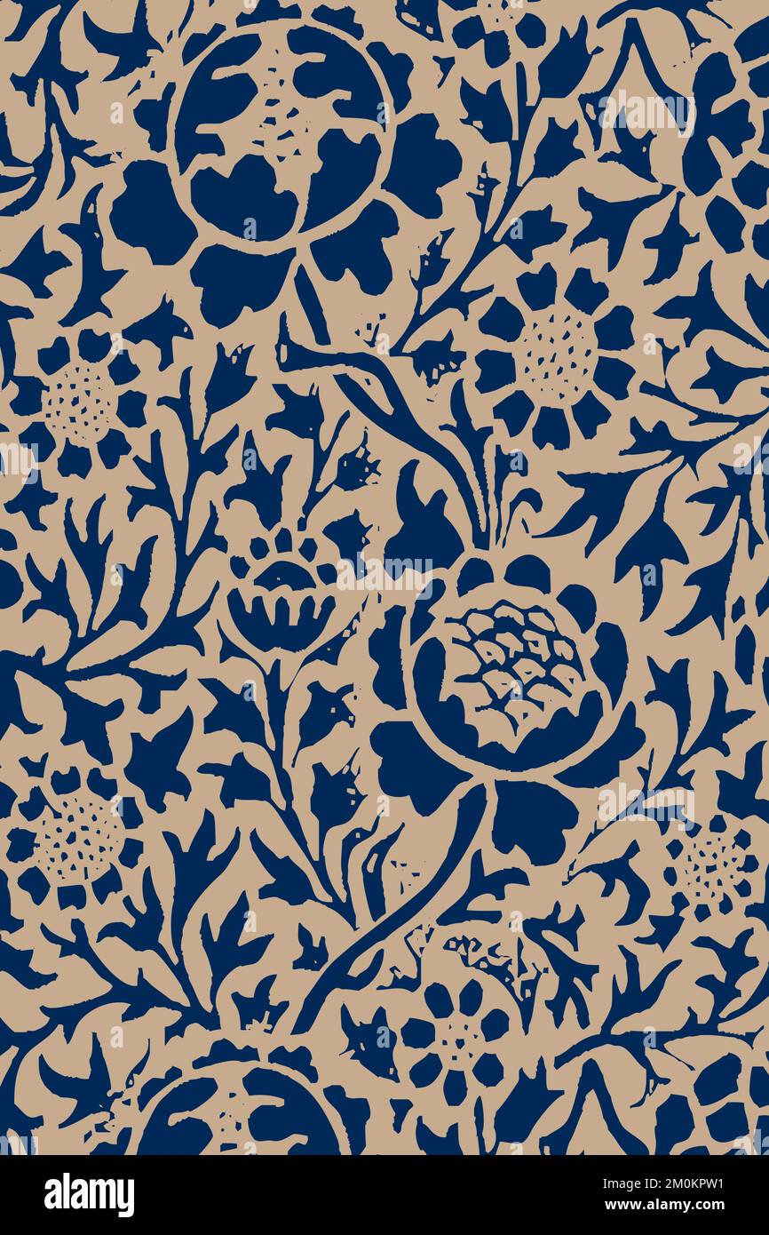 Printable botanical poster. Flowers, leaves in the illustration. Cover ...