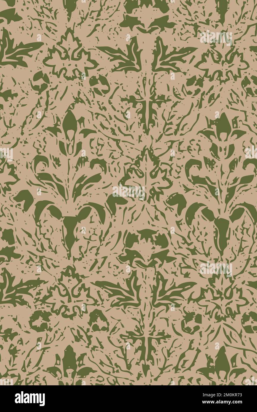 Printable botanical poster. Flowers, leaves in the illustration. Cover ...