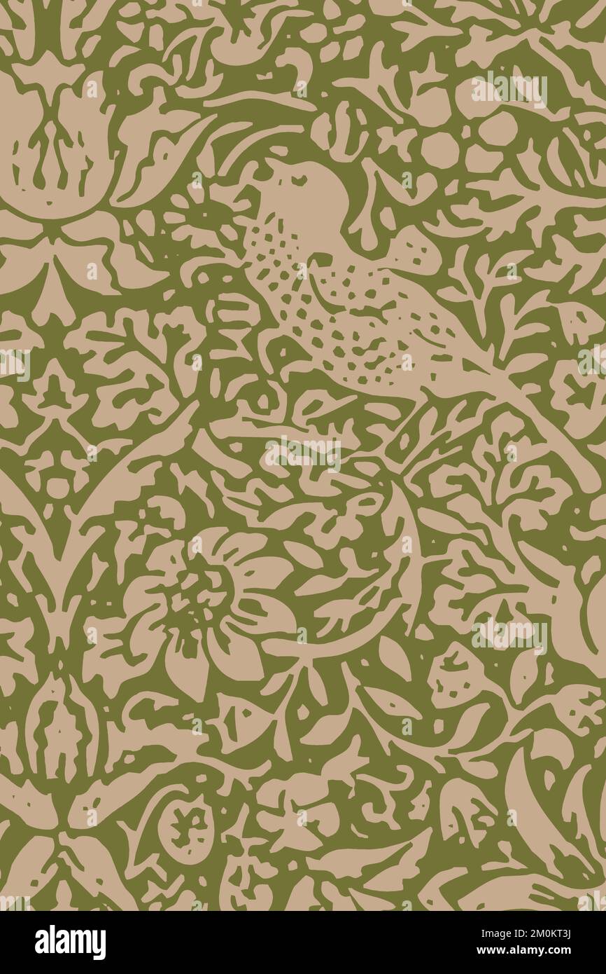 Printable botanical poster. Flowers, leaves in the illustration. Cover ...