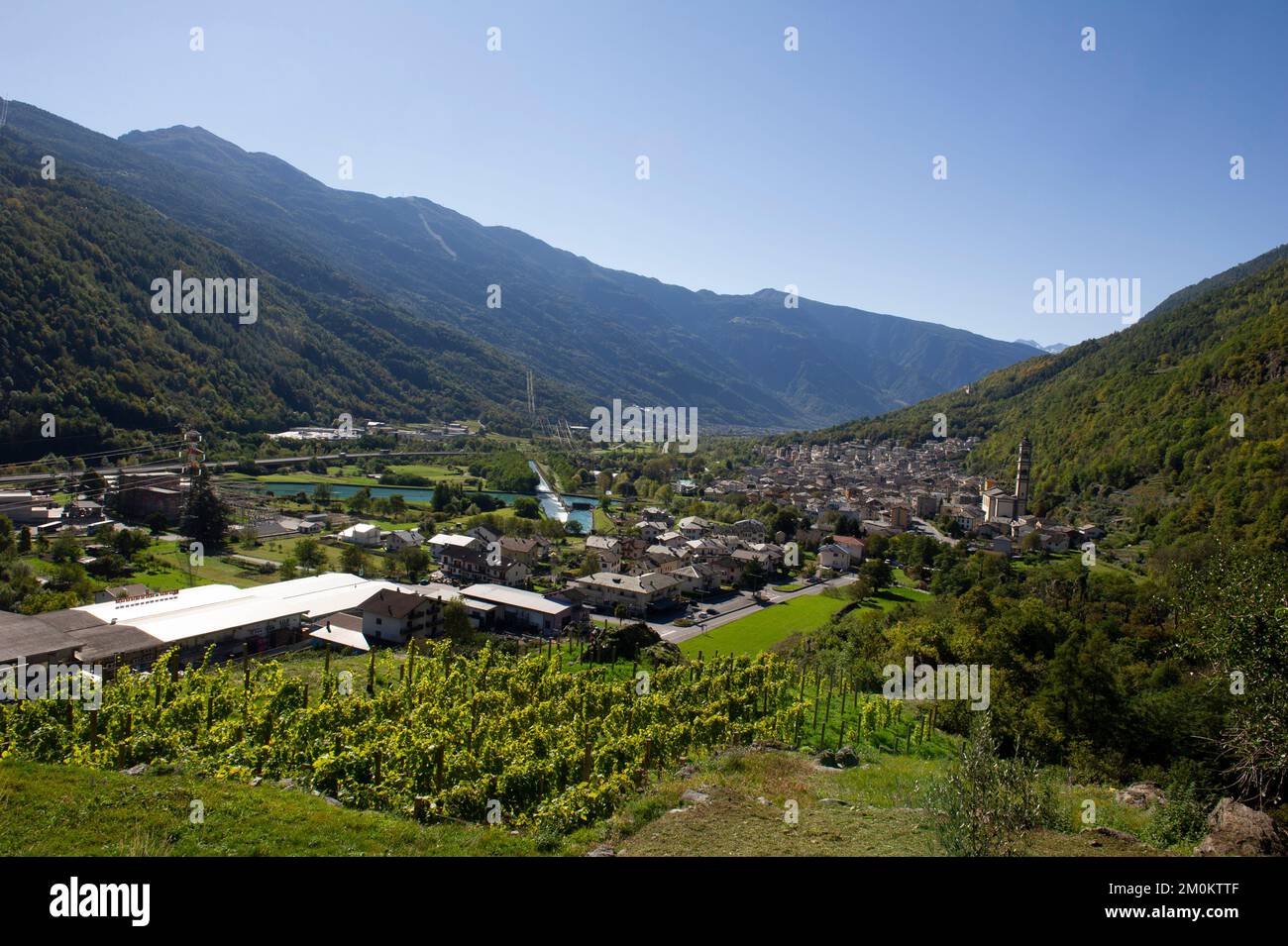 Europe, Italy, Lombardy, Valtellina, Grosotto Stock Photo - Alamy