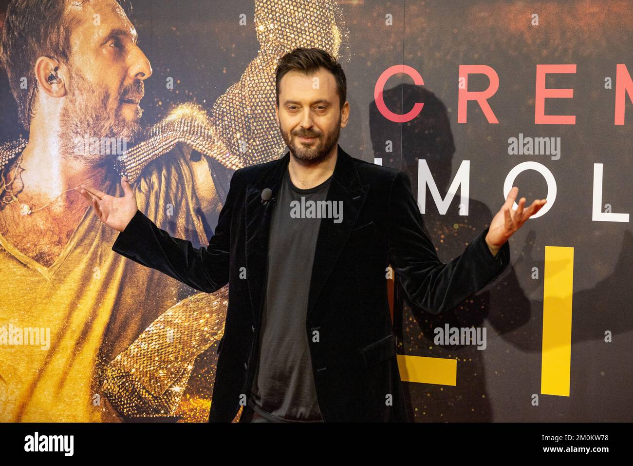 Milan, Italy. 06th Dec, 2022. Cesare Cremonini attends the presentation ...