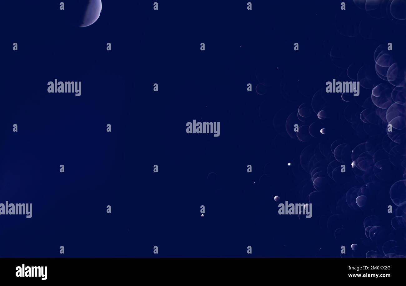 Light abstract dark bokeh christmas circle color glitter blurred black ...