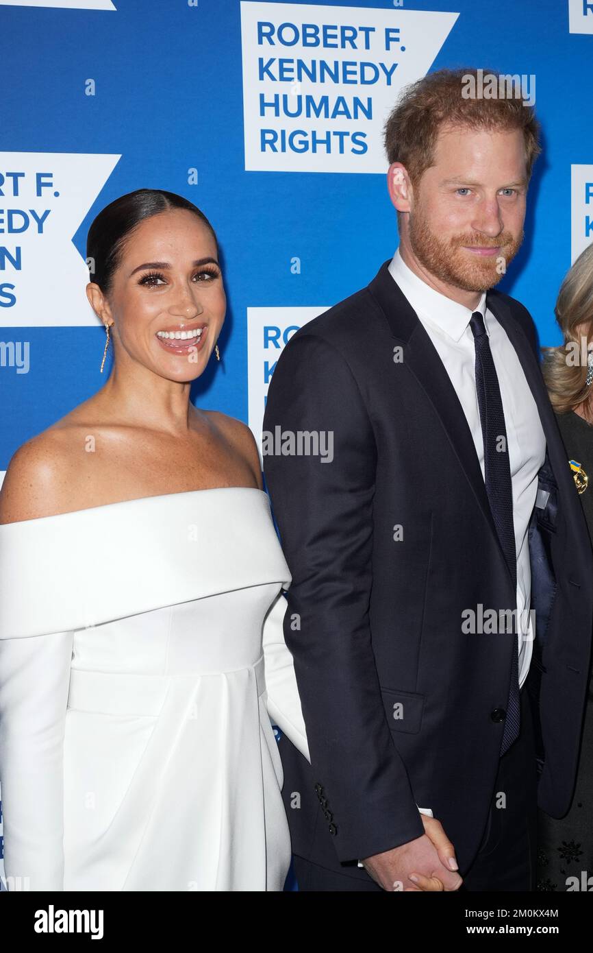 New York City, United States. 06th Dec, 2022. Meghan Markle and Prince ...