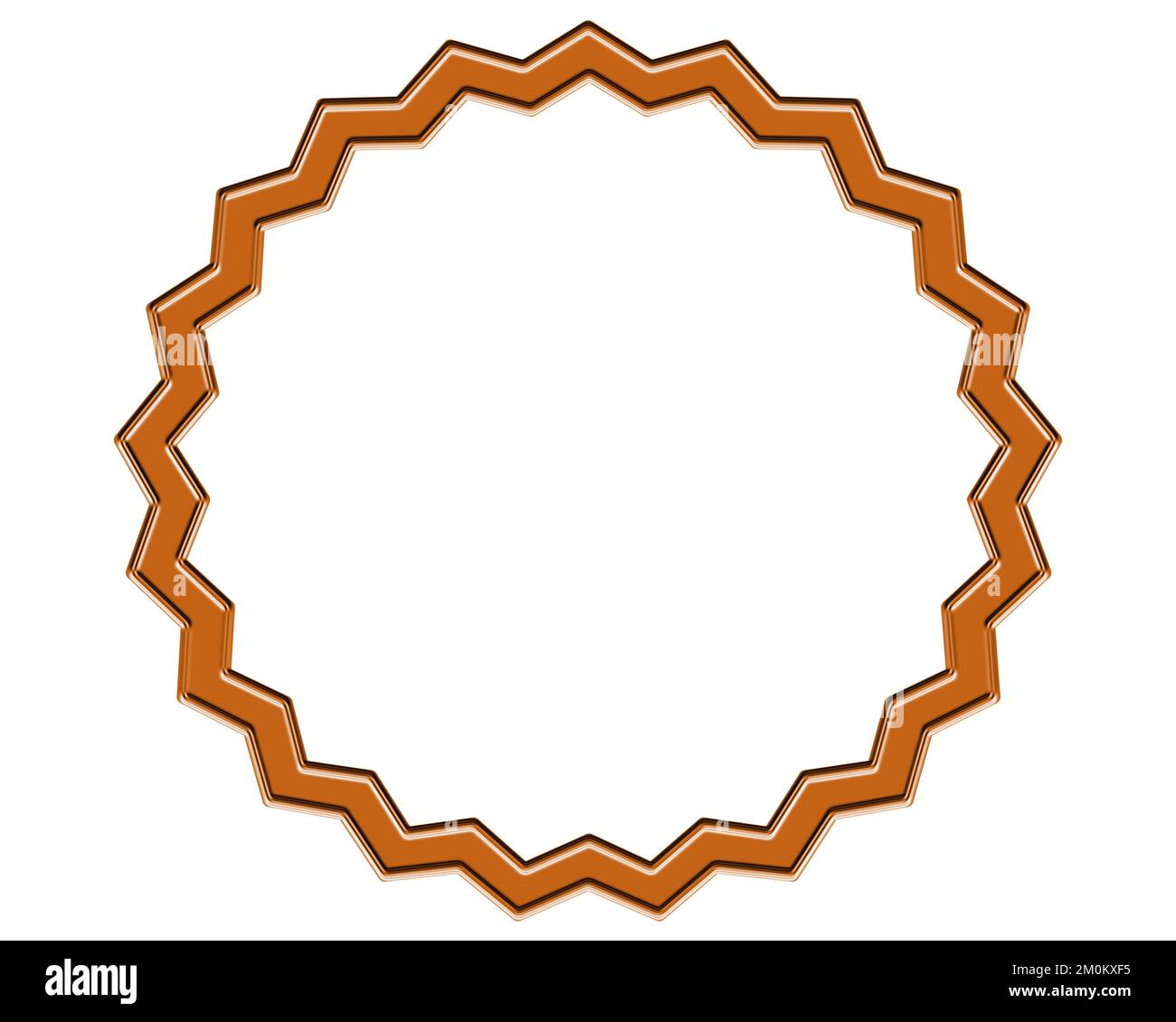 Beautiful wooden photo frame isolated on plain white background Stock ...