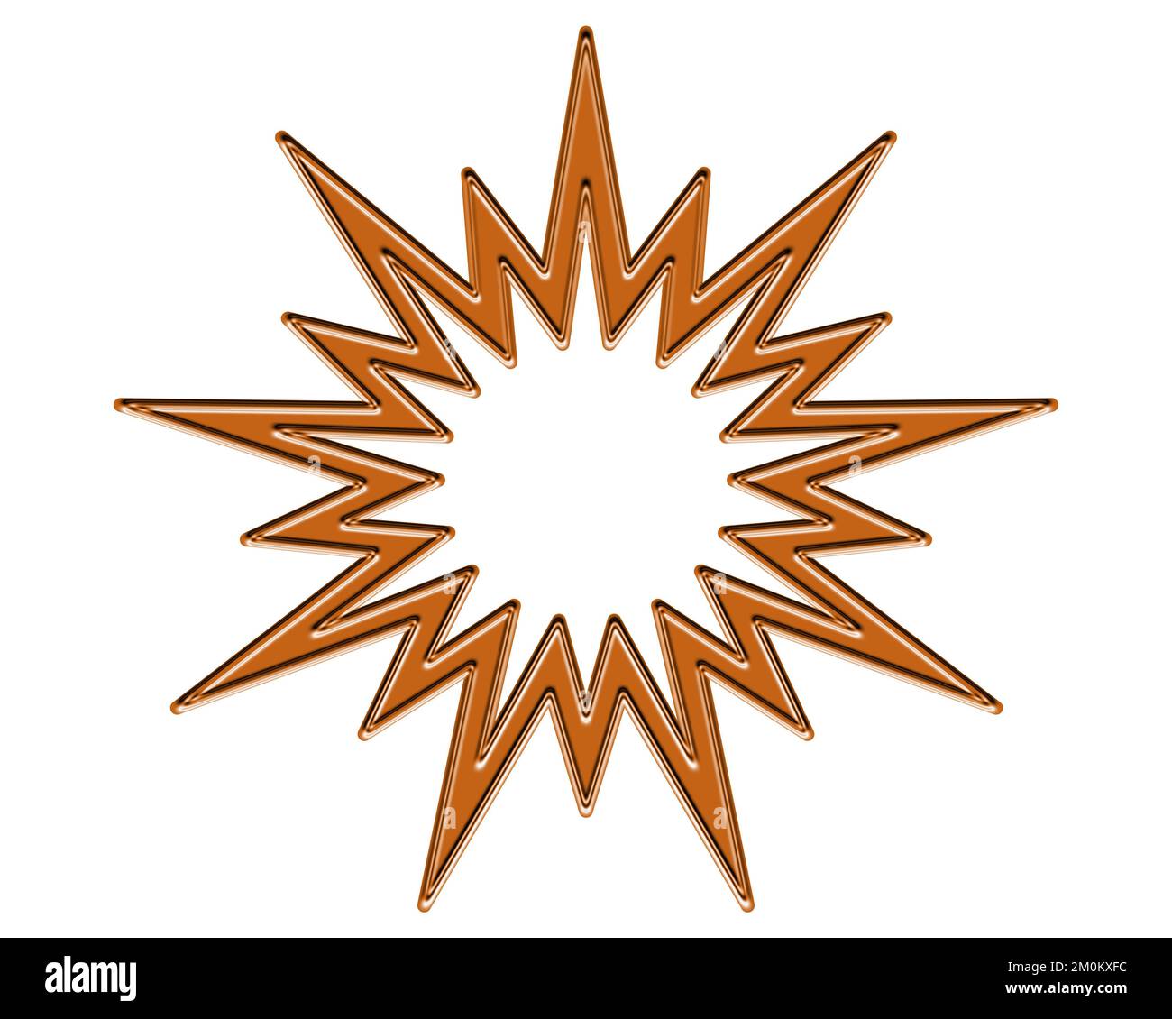 Star shaped wooden photo frame isolated on plain white background Stock ...