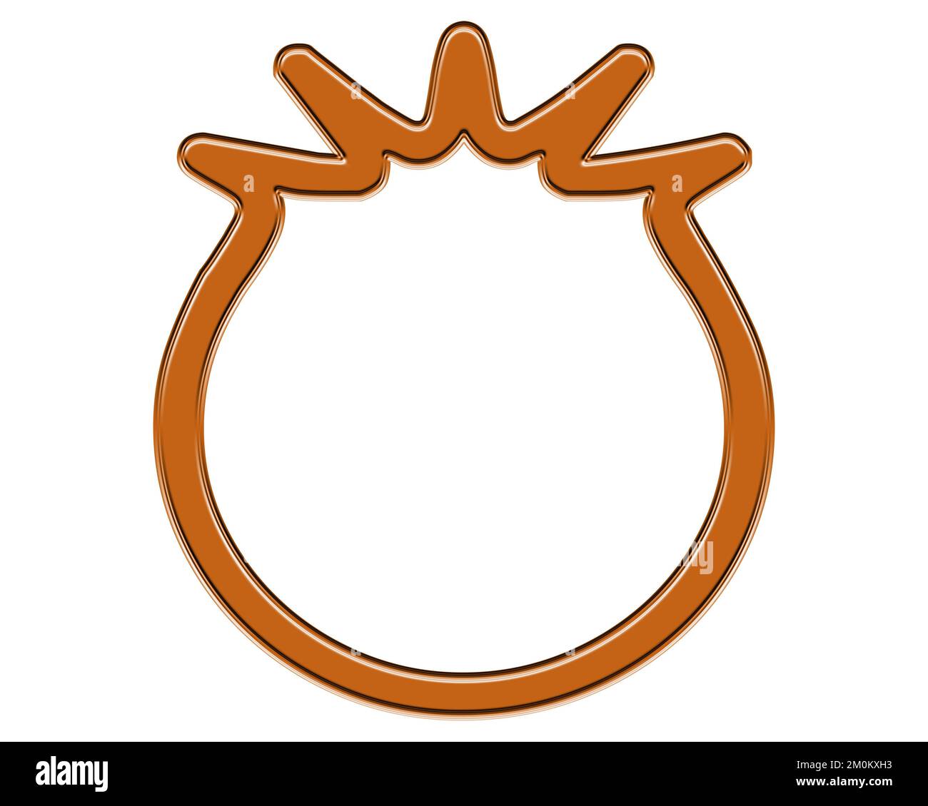 Beautiful wooden photo frame isolated on plain white background Stock ...