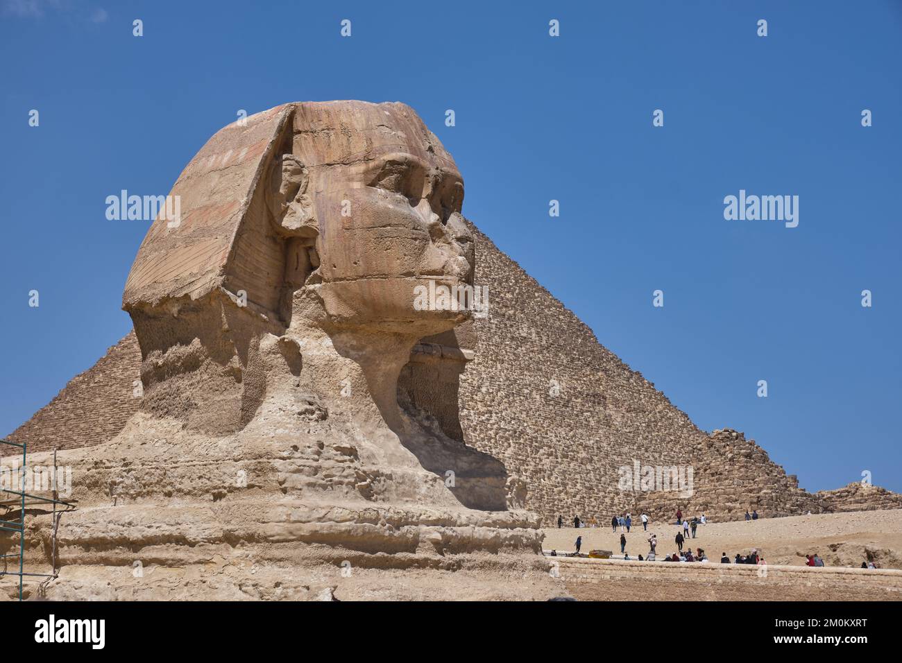The Great Sphinx and the Great Pyramid of Giza in Egypt Stock Photo - Alamy