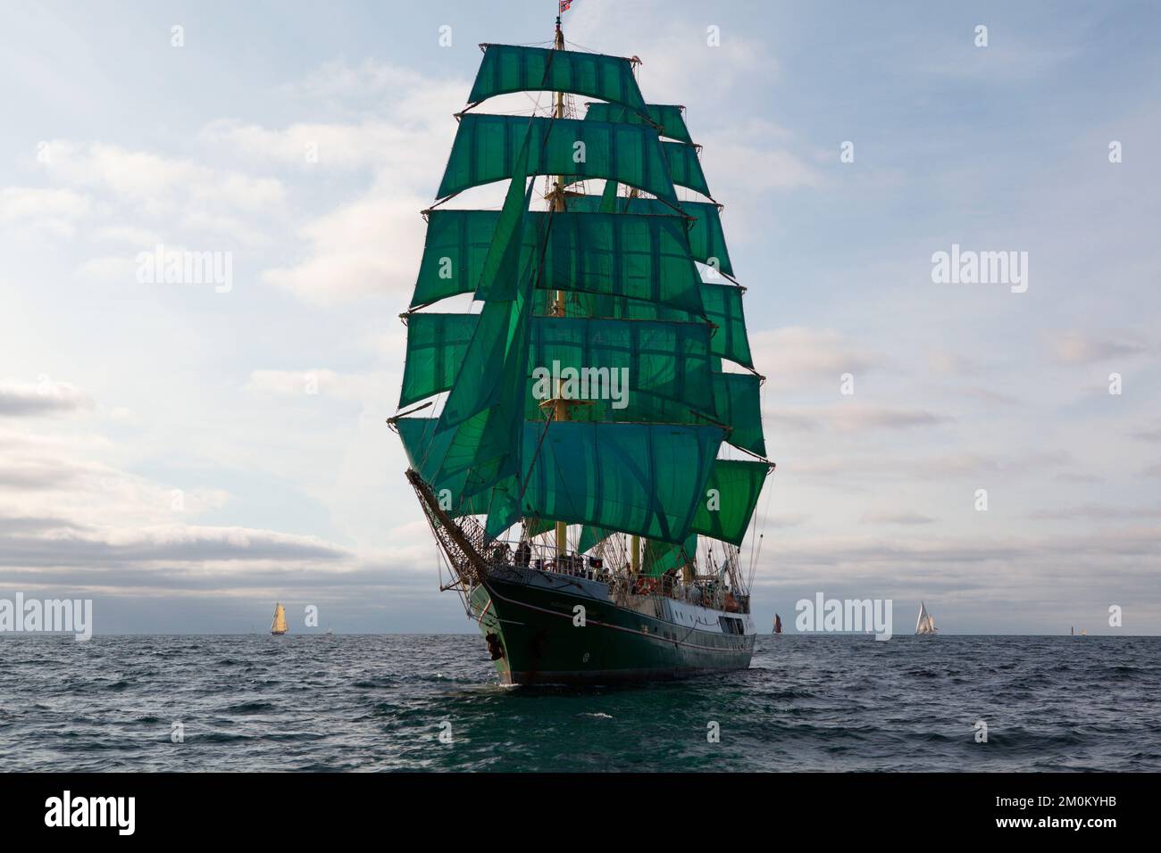 German tall ship Alexander von Humboldt under sail Stock Photo - Alamy