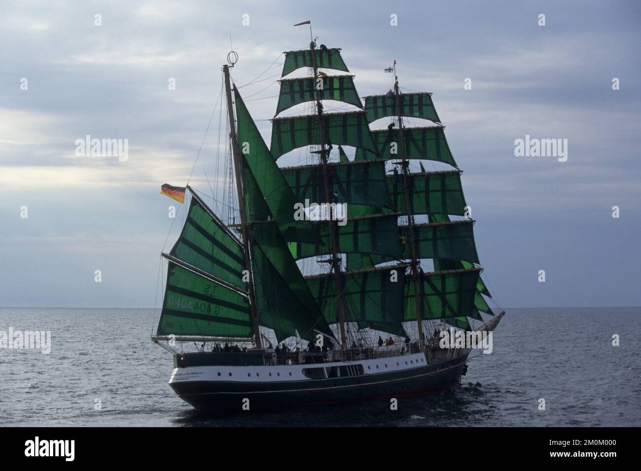 German tall ship Alexander von Humboldt from astern Stock Photo - Alamy