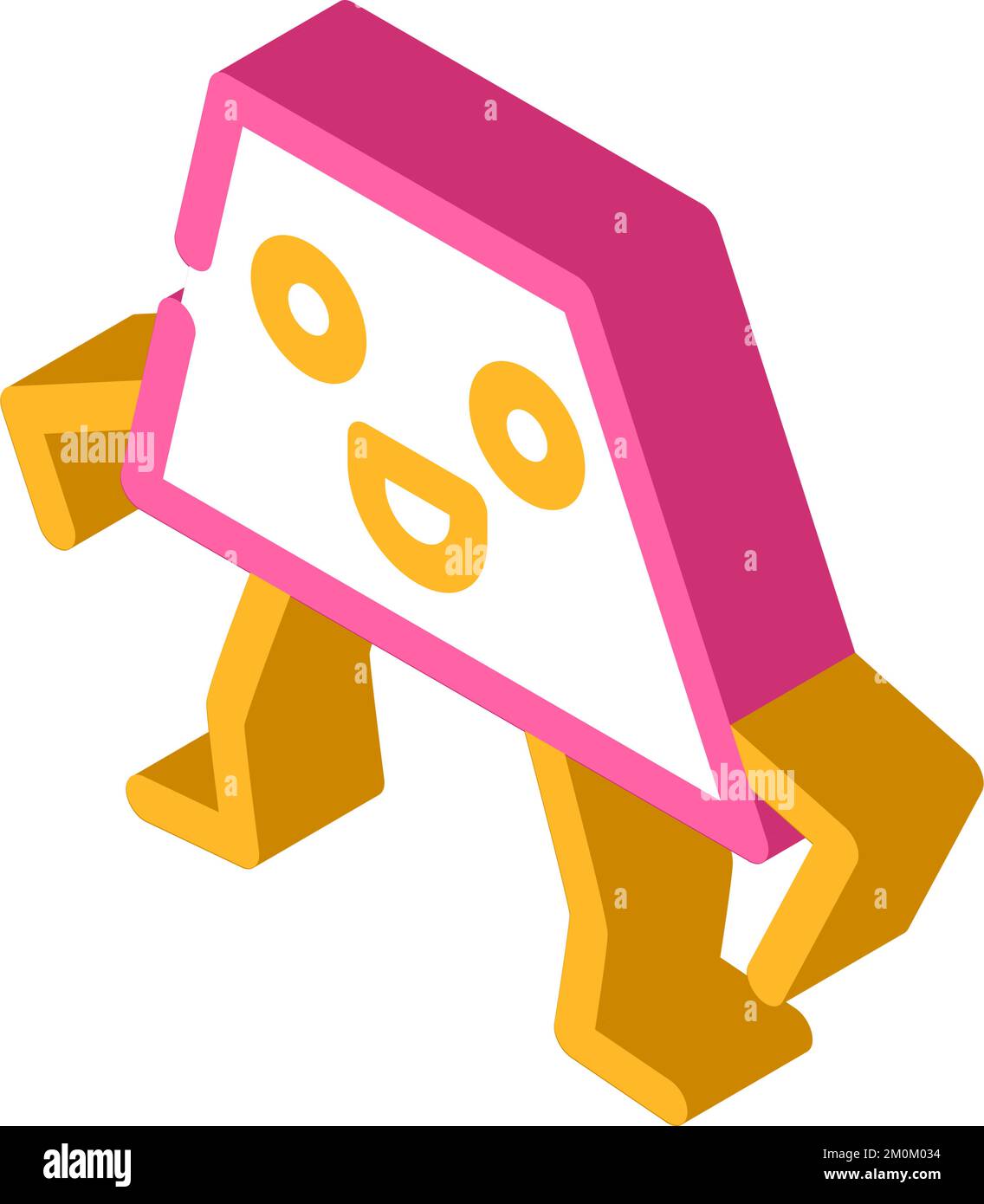 trapezoid geometric shape character isometric icon vector illustration ... trapezoid geometric shape character isometric icon vector illustration ...