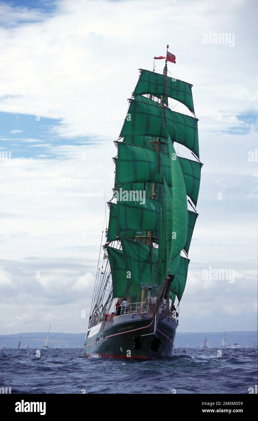 German tall ship Alexander von Humboldt Stock Photo - Alamy