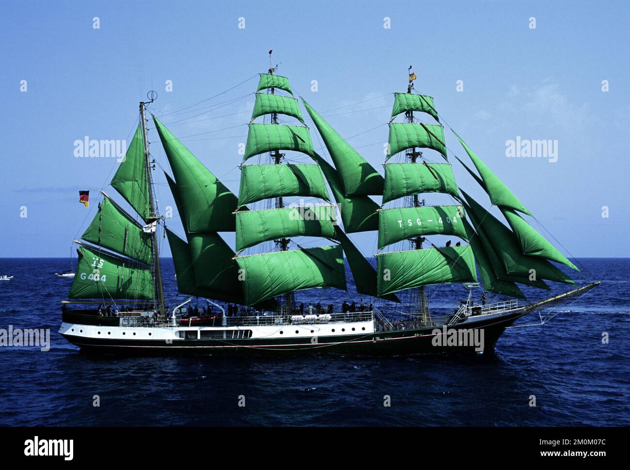German tall ship Alexander von Humboldt, tall ships race, 2002 Stock ...