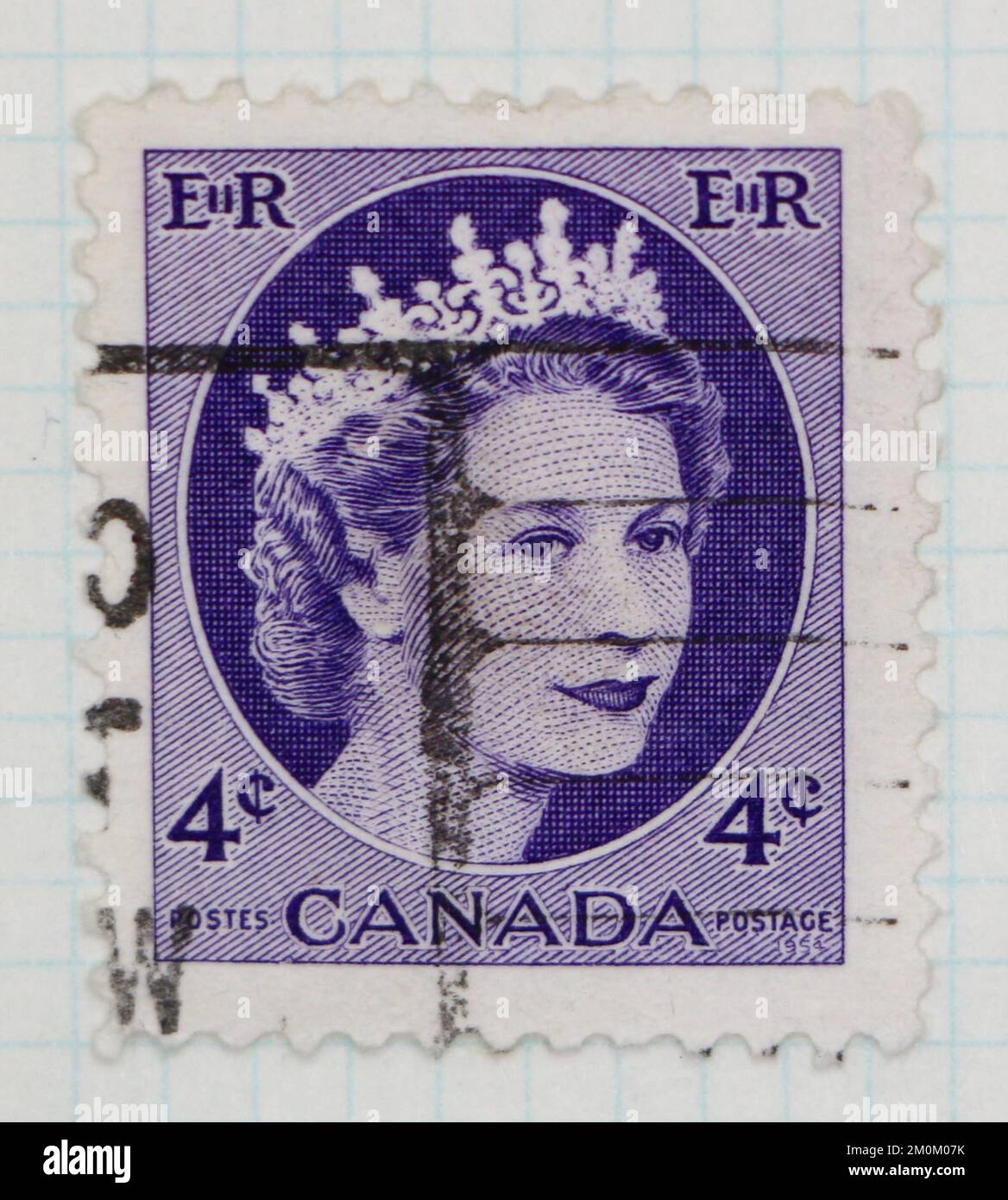 Queen elizabeth ii 1954 wilding portrait hi-res stock photography and images - Alamy