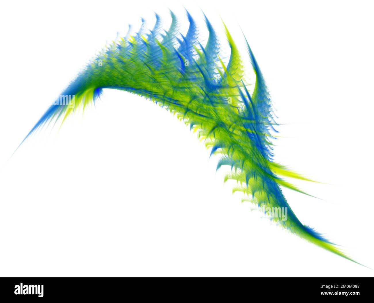 Abstract fractal graphics. Design element. White background Stock Photo ...