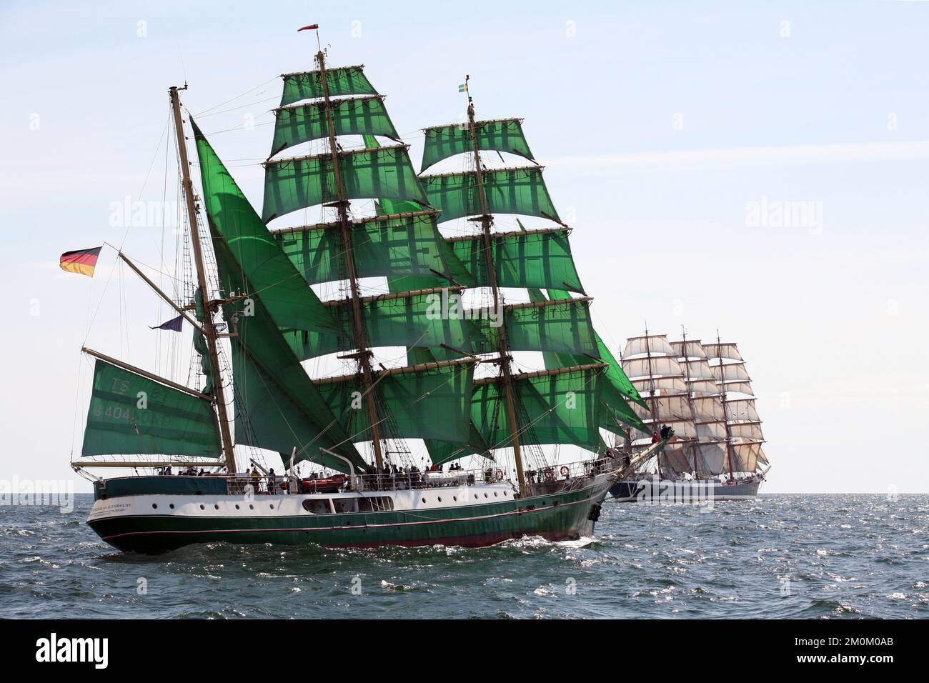 German tall ship Alexander von Humboldt, tall ships race, 2007 Stock ...