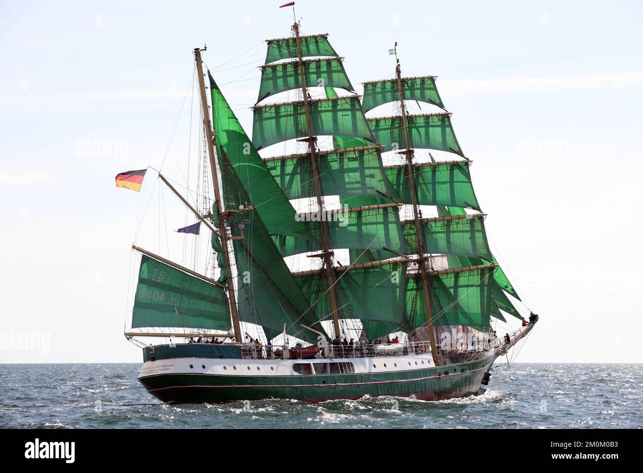 German tall ship Alexander von Humboldt, tall ships race, 2007 Stock ...