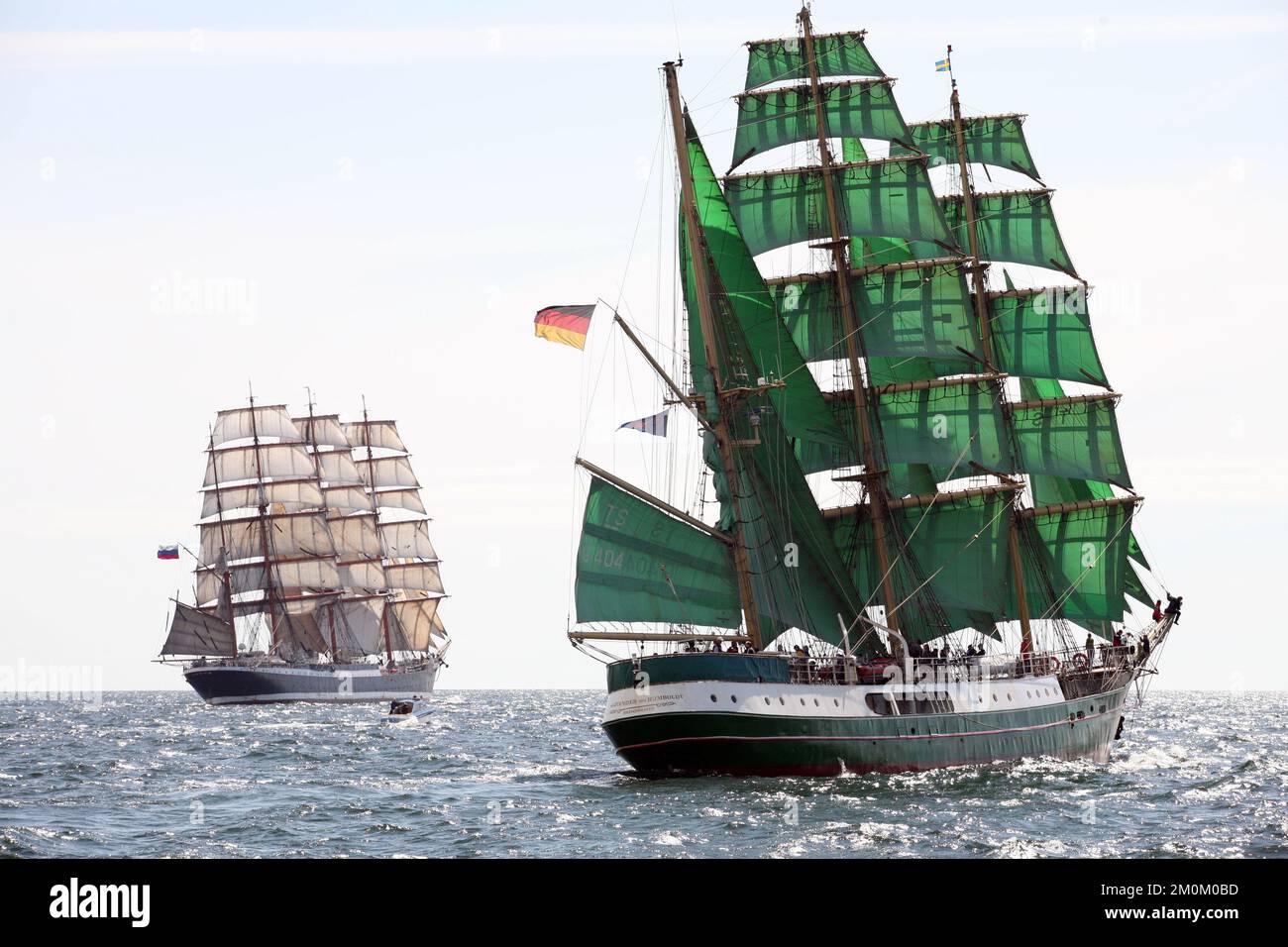 German tall ship Alexander von Humboldt, tall ships race, 2007 Stock ...