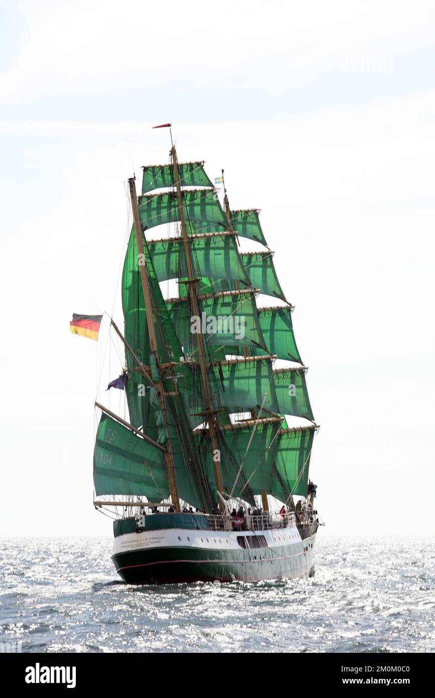German tall ship Alexander von Humboldt, tall ships race, 2007 Stock ...