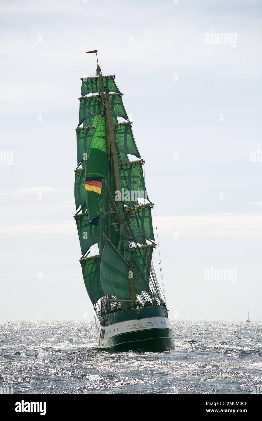 German tall ship Alexander von Humboldt, tall ships race, 2007 Stock ...