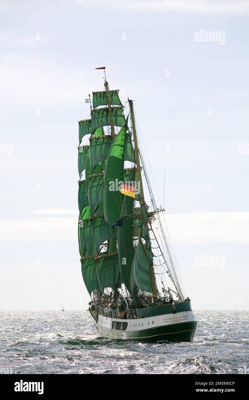German tall ship Alexander von Humboldt, tall ships race, 2007 Stock ...