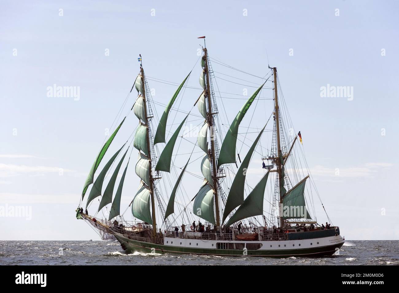 German tall ship Alexander von Humboldt, tall ships race, 2007 Stock ...
