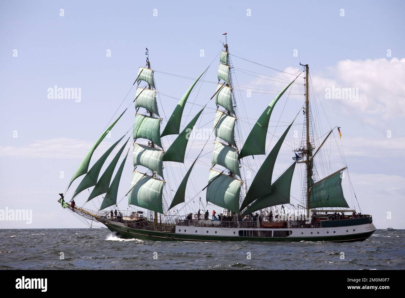 German tall ship Alexander von Humboldt, tall ships race, 2007 Stock ...