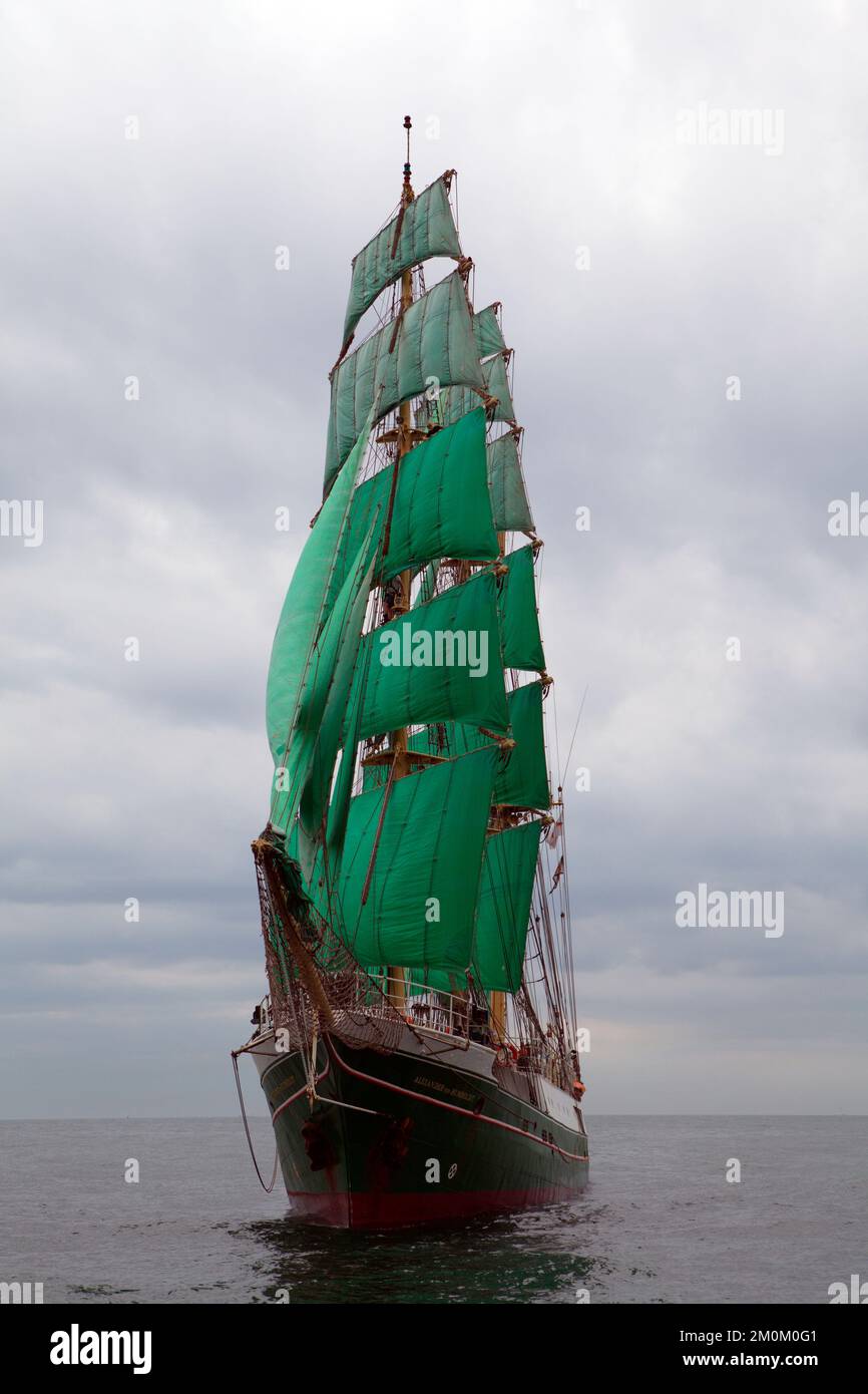 German tall ship Alexander von Humboldt Stock Photo - Alamy