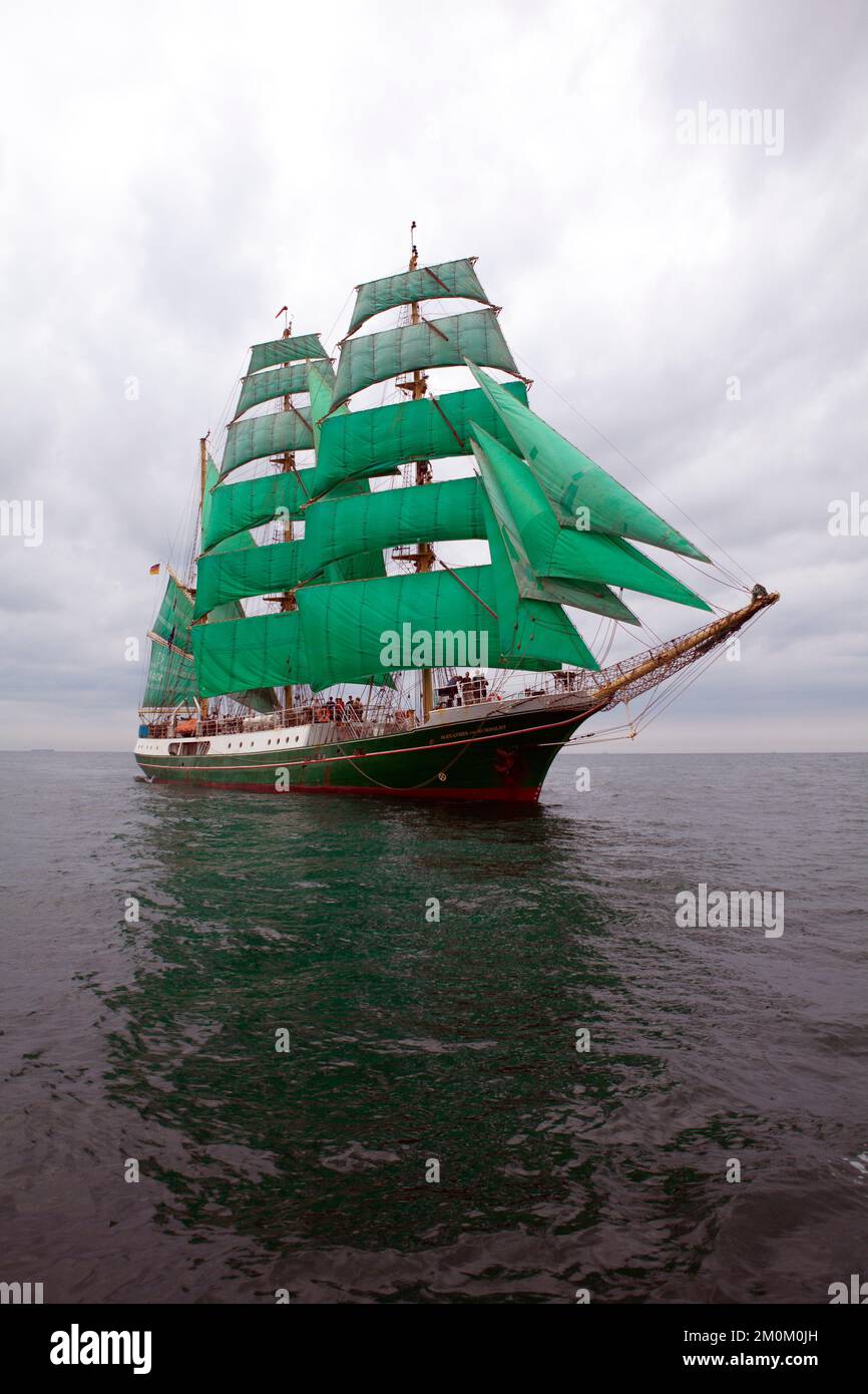 German tall ship Alexander von Humboldt Stock Photo - Alamy