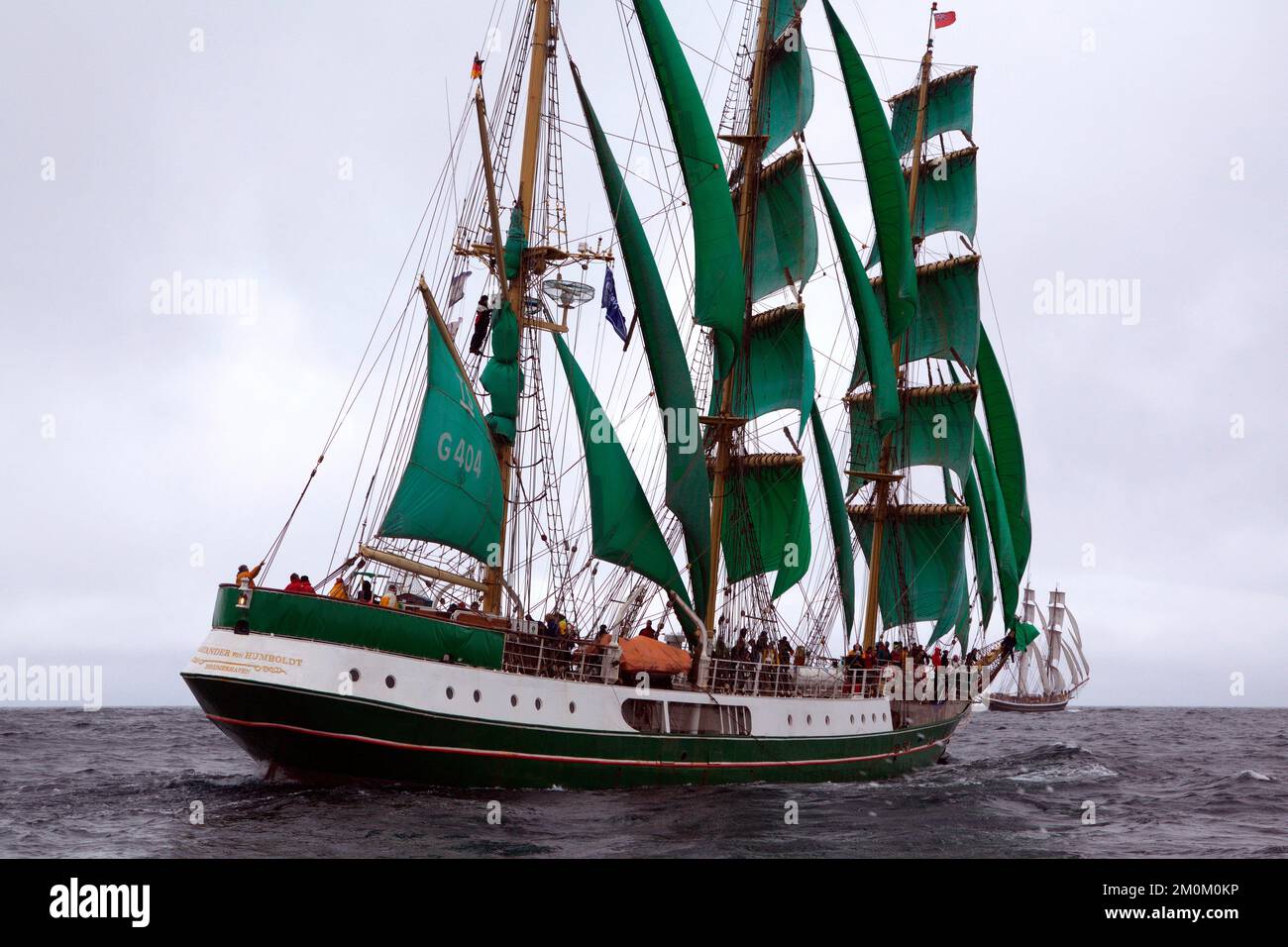 German tall ship Alexander von Humboldt Stock Photo - Alamy