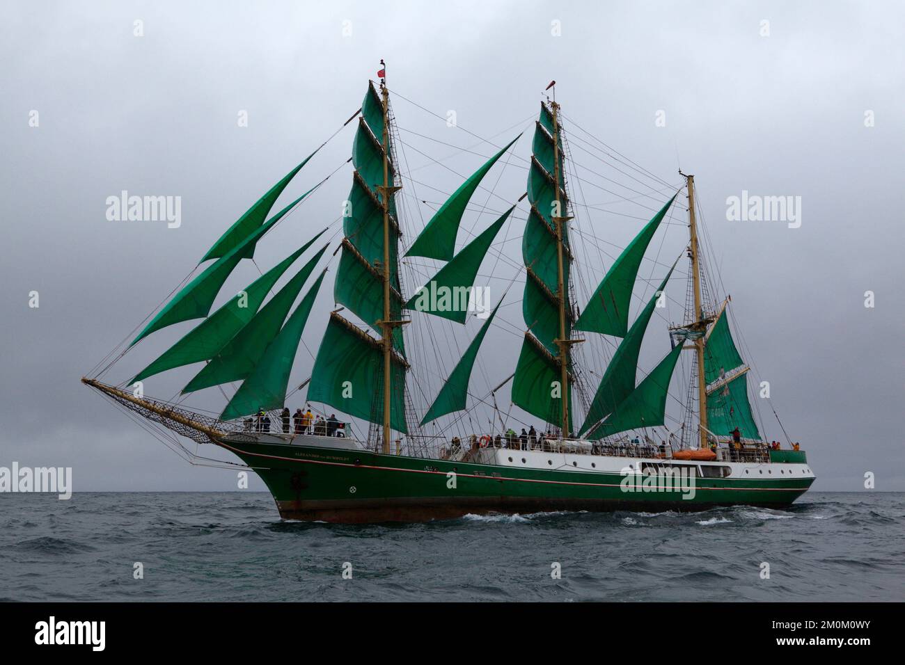 German tall ship Alexander von Humboldt Stock Photo - Alamy